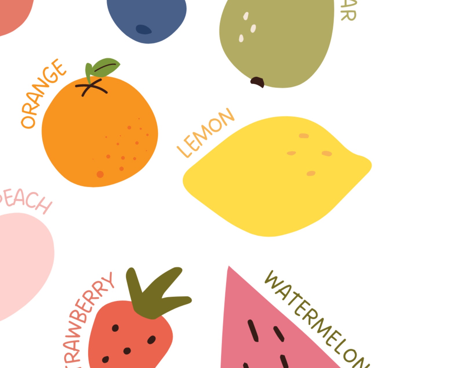 Fruits Vegetables Educational Prints Classroom Printable - Etsy Canada