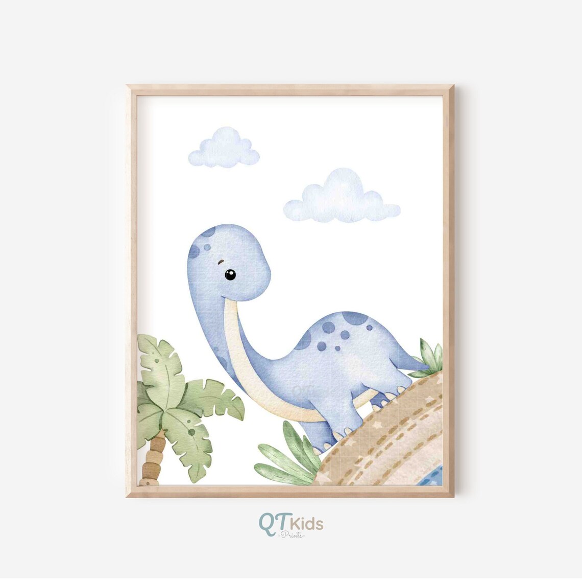 Dinosaur Prints, Watercolour Dinosaur Printable Wall Art, Playroom ...