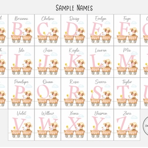 Farm Animal Prints, Personalized Girl Nursery Playroom Printable Wall ...