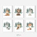 Woodland Animal Prints, Forest Animal Nursery Decor, Kids Room Art ...