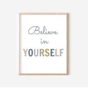 Kids Inspirational Quotes, Rainbow Print, Home School Classroom ...