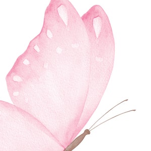 Butterfly Wall Art, Girl Nursery Printable Wall Art, Kids Room Wall Art ...