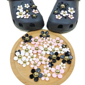 Daisy Flower Shoe Charms Set ,flower Shoe Charms , Daisy Croc Charms ...
