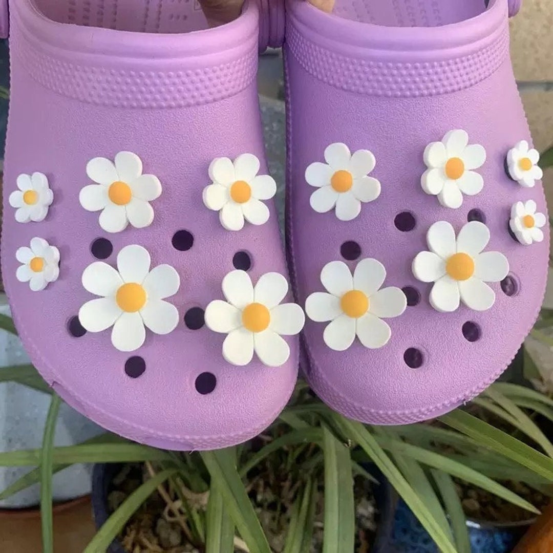 Flower Shoe Charm , Daisy Flower Croc Charm. Price for a Piece - Etsy