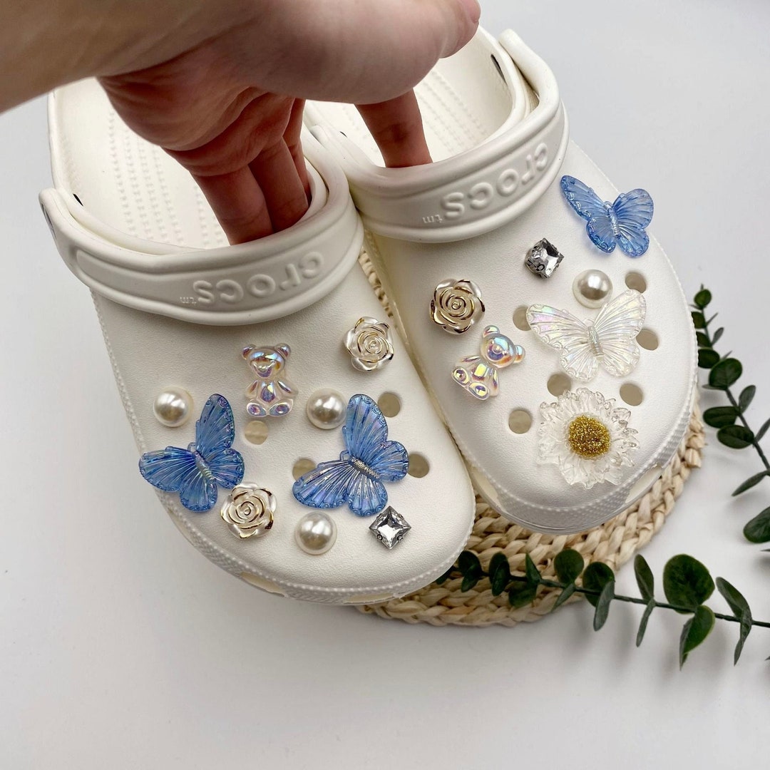 Butterfly Shoe Charm Set, Flower Shoe Charm , Bear Shoe Charm - Etsy