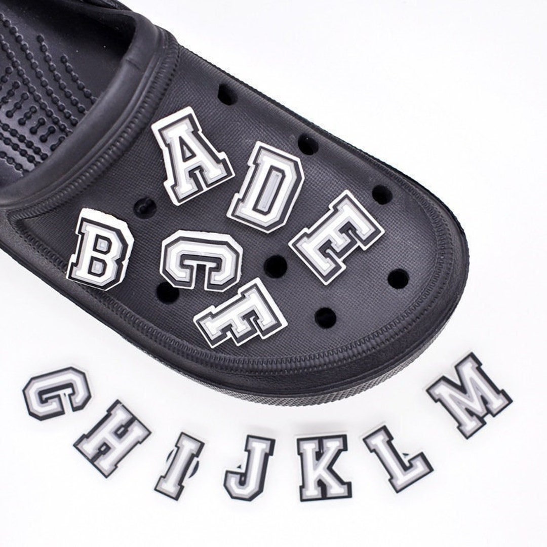 Alphabet Croc Charms, Number Shoe Charms , Letter Charms for Crocs - Etsy