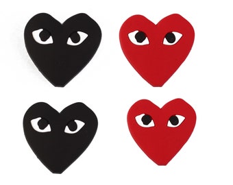 Jibbitz Heart With Eyes - Etsy