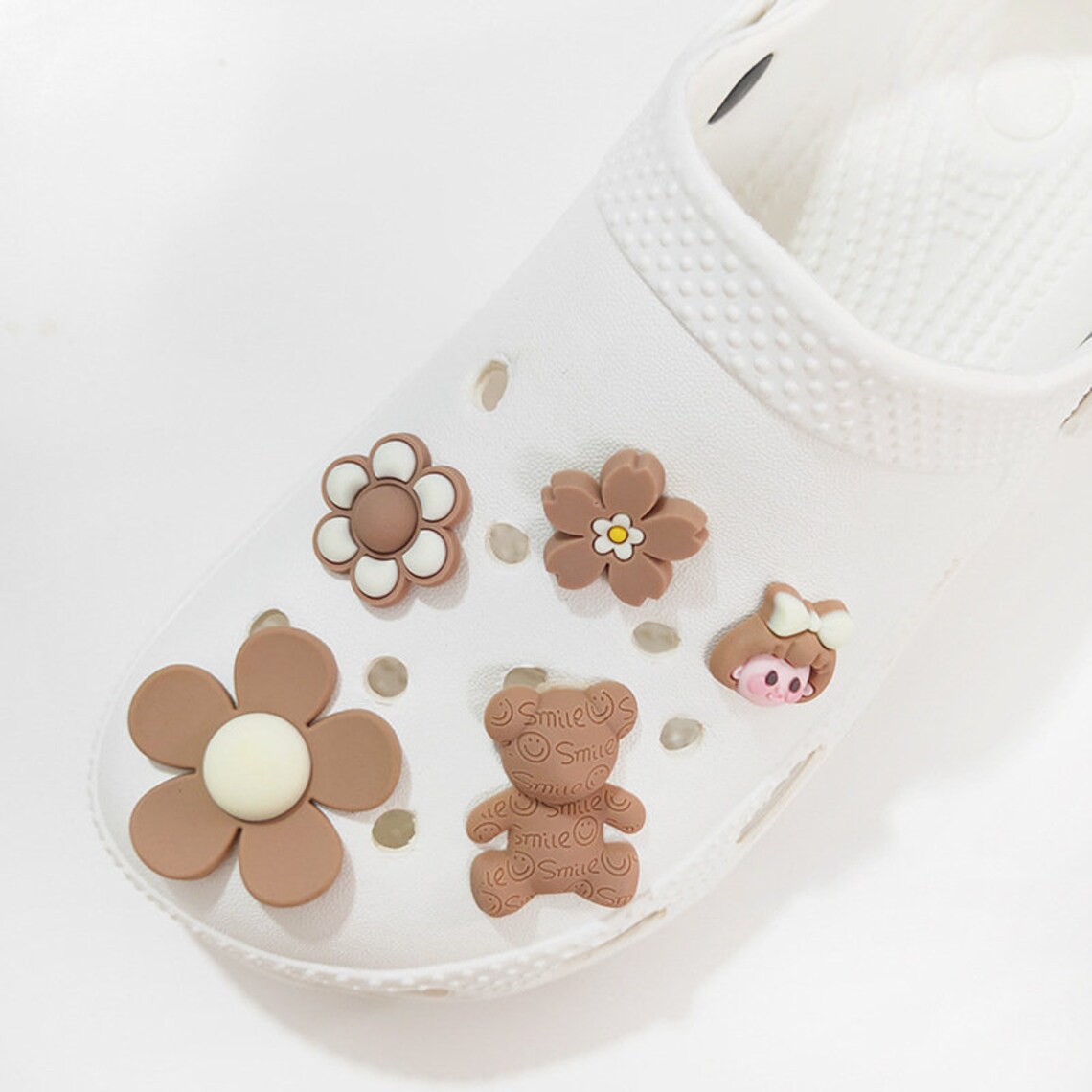 Neutral Charms for Your Crocs beige Croc Charm Set Charm - Etsy