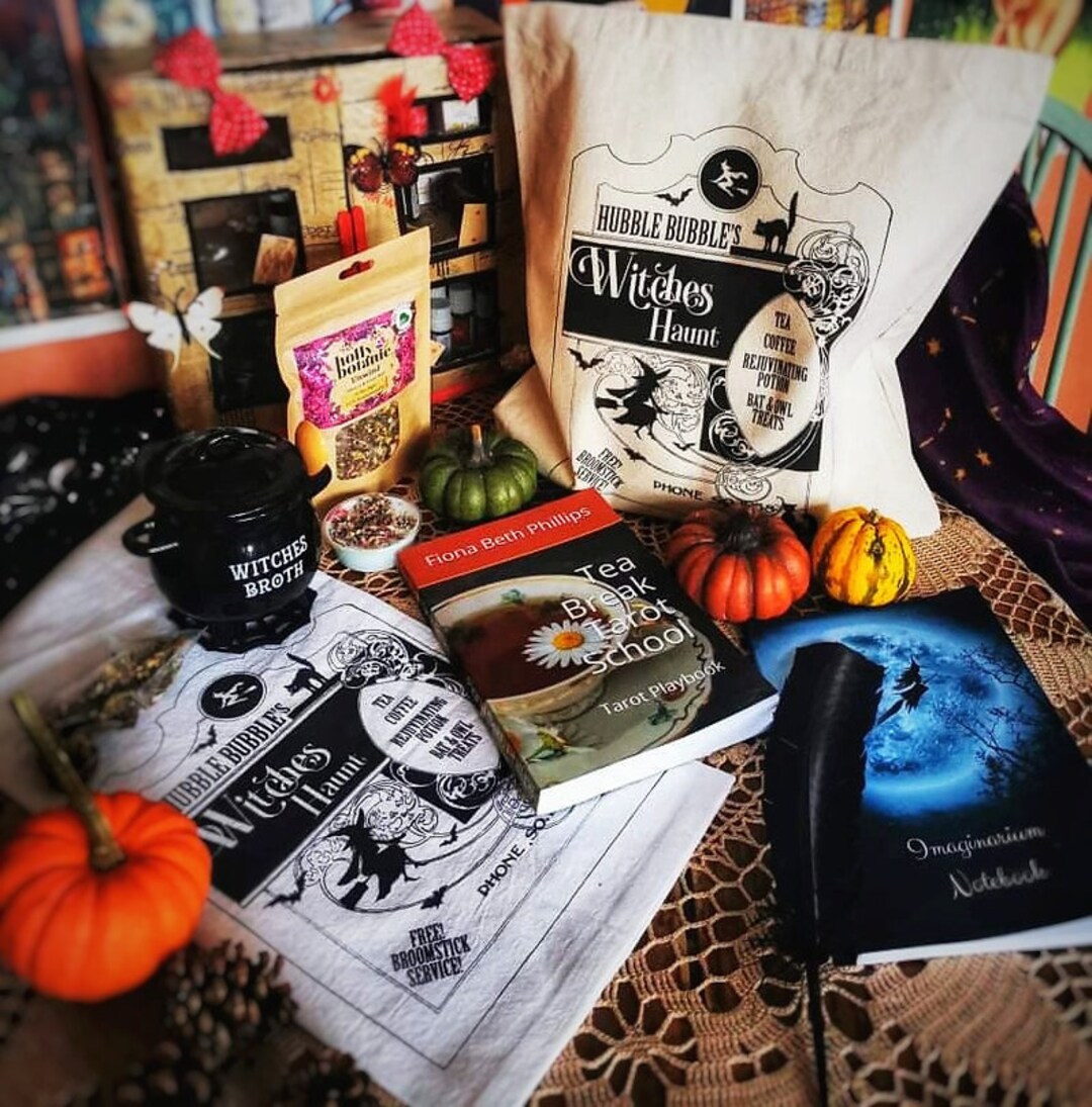 Imaginarium's Bundle: the Witch's Tea Time, Books, Tea Towel, Tote Bag ...