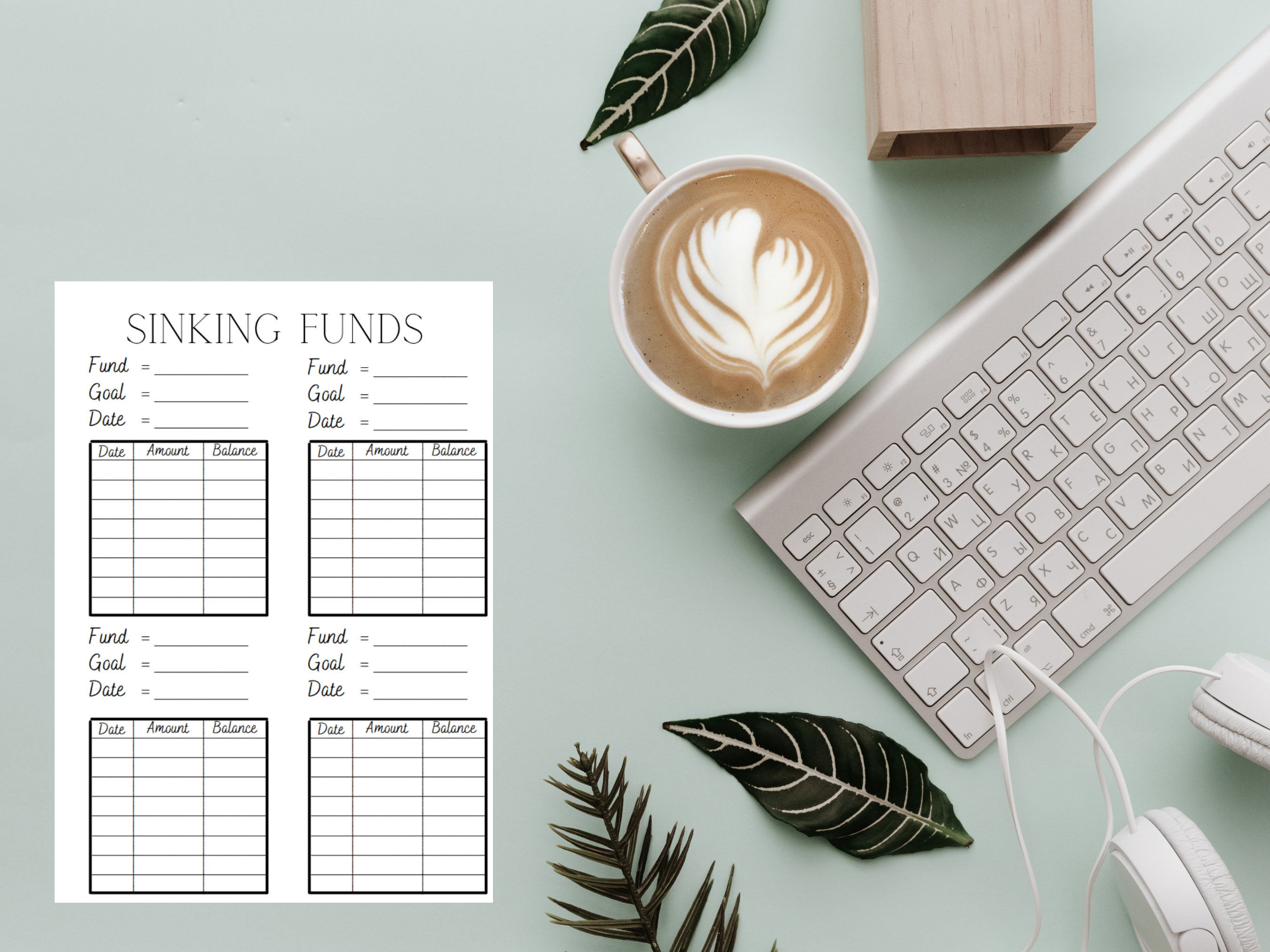 Sinking Funds PDF - A4, A5, US Letter - Etsy