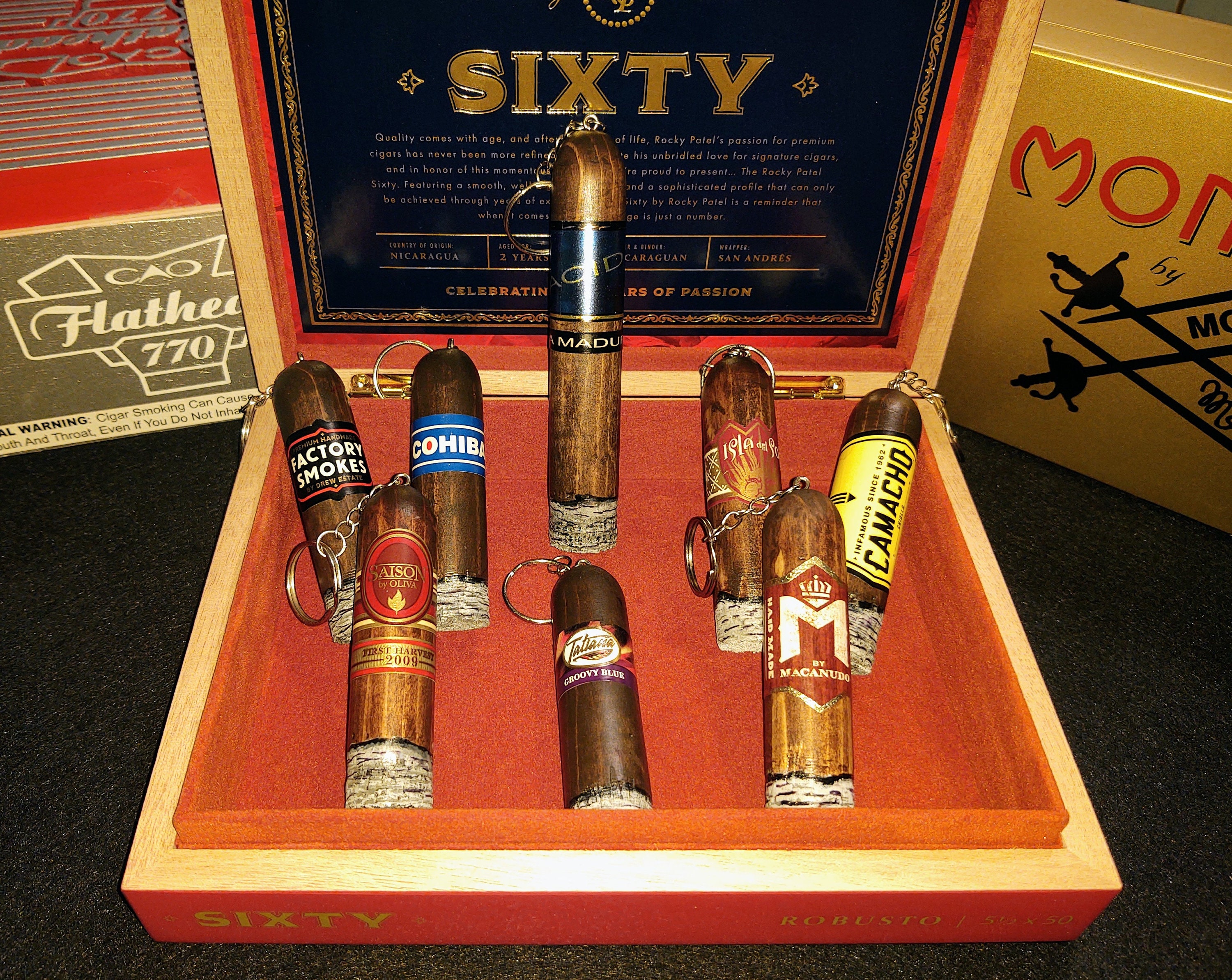 Handcrafted Cigar Ornaments/keychains - Etsy