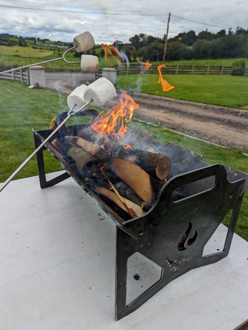 Collapsible BBQ & Fire Pit digital Dxfs 3D File and - Etsy