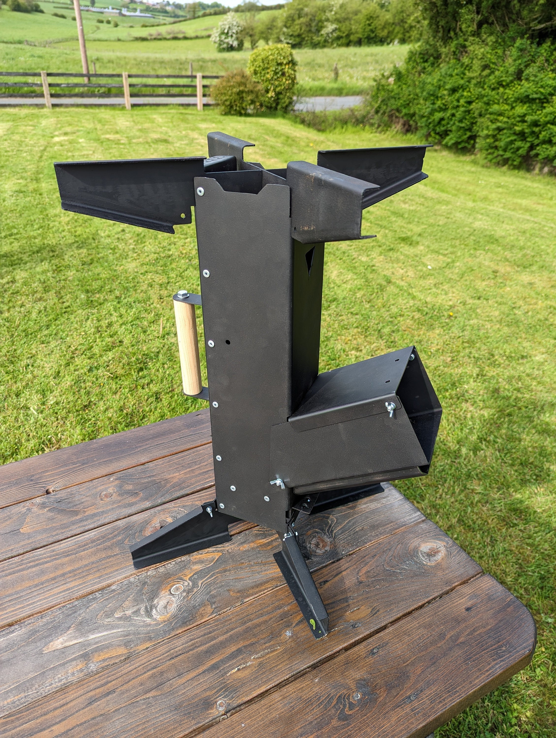 Rocket Stove V3 - No Welding Required (dxfs, 3D File, User Guide and ...