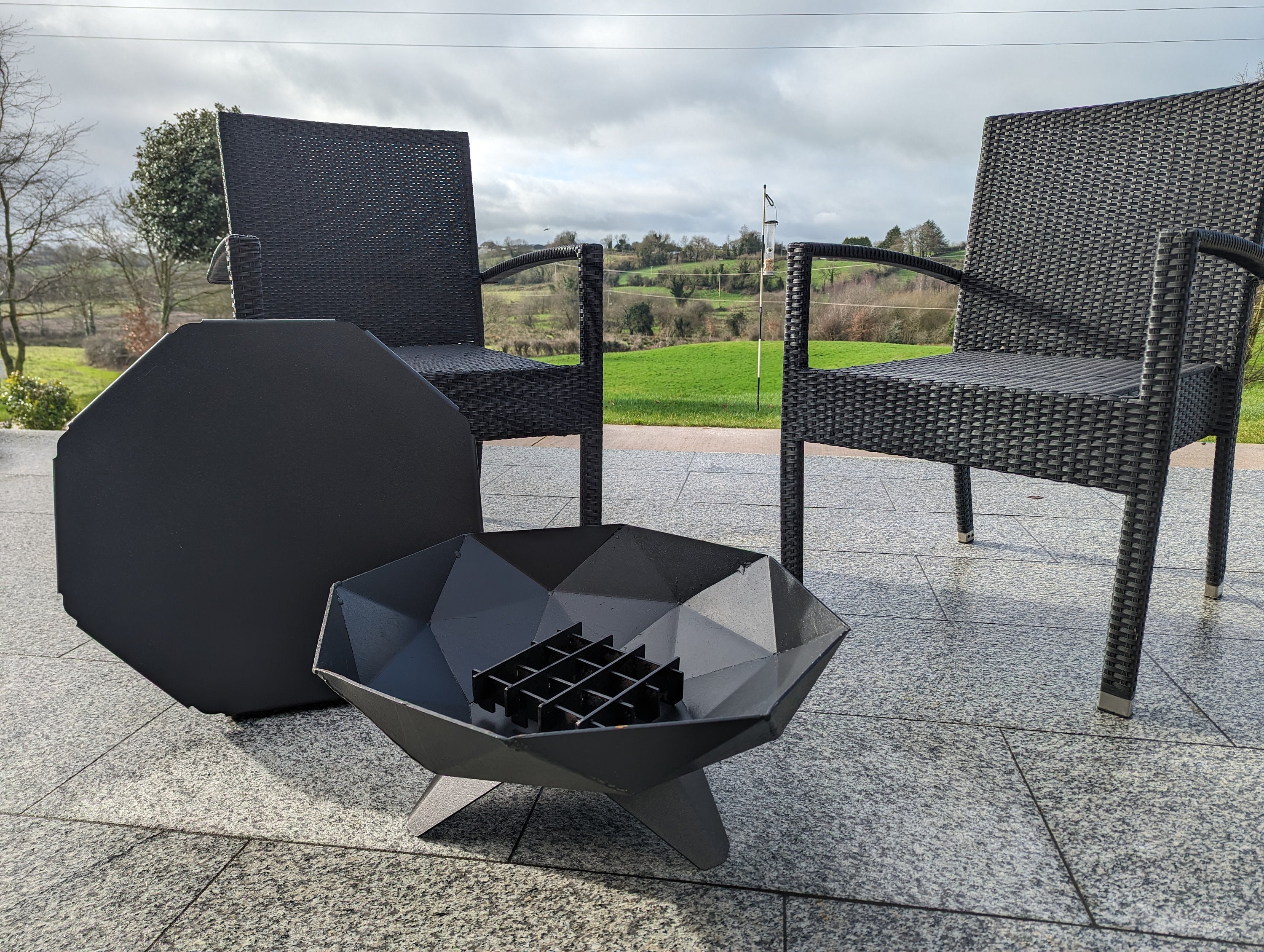 Octagonal Fire Pit (dxfs, 3D File, Engineering Drawings) - Etsy