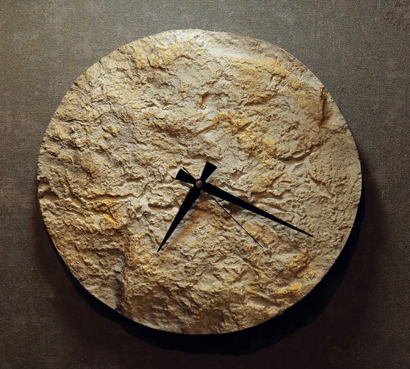 Stone Wall Clock, Special Stone Design, Personalized Metal, Fair Price ...