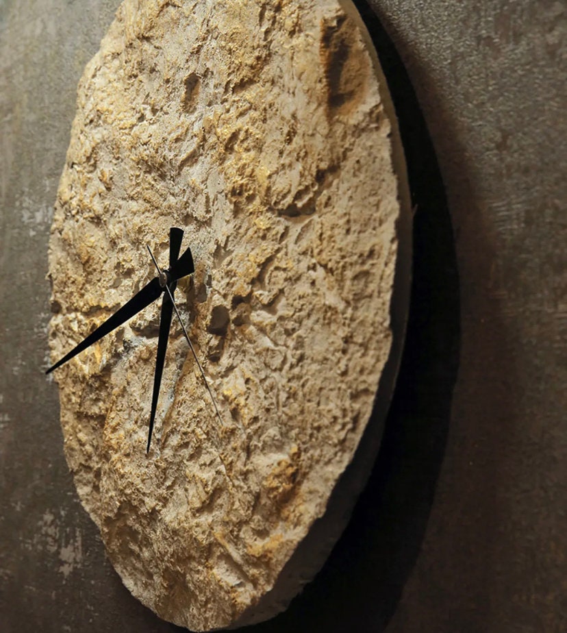 Stone Wall Clock, Special Stone Design, Personalized Metal, Fair Price ...