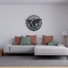 Large Wall Clock Special World Design Personalized Wood - Etsy