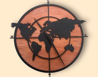 Large Wall Clock, Special Design, Personalized Wood, Fair Price. - Etsy