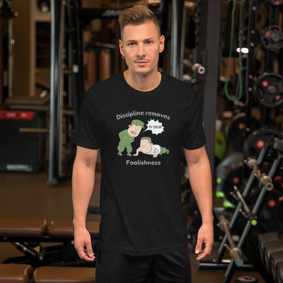 T-shirt With a Design for Discipline, Self-control, Fortitude, Remove ...