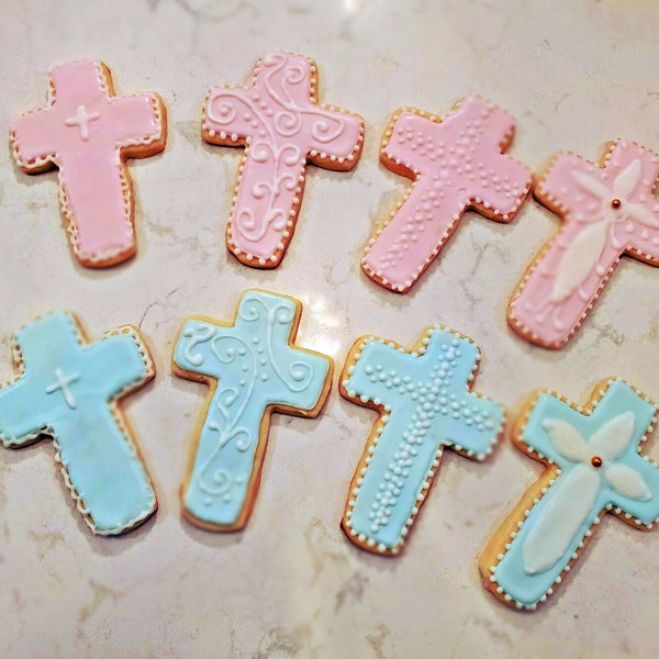 Cross Sugar Cookies - Etsy