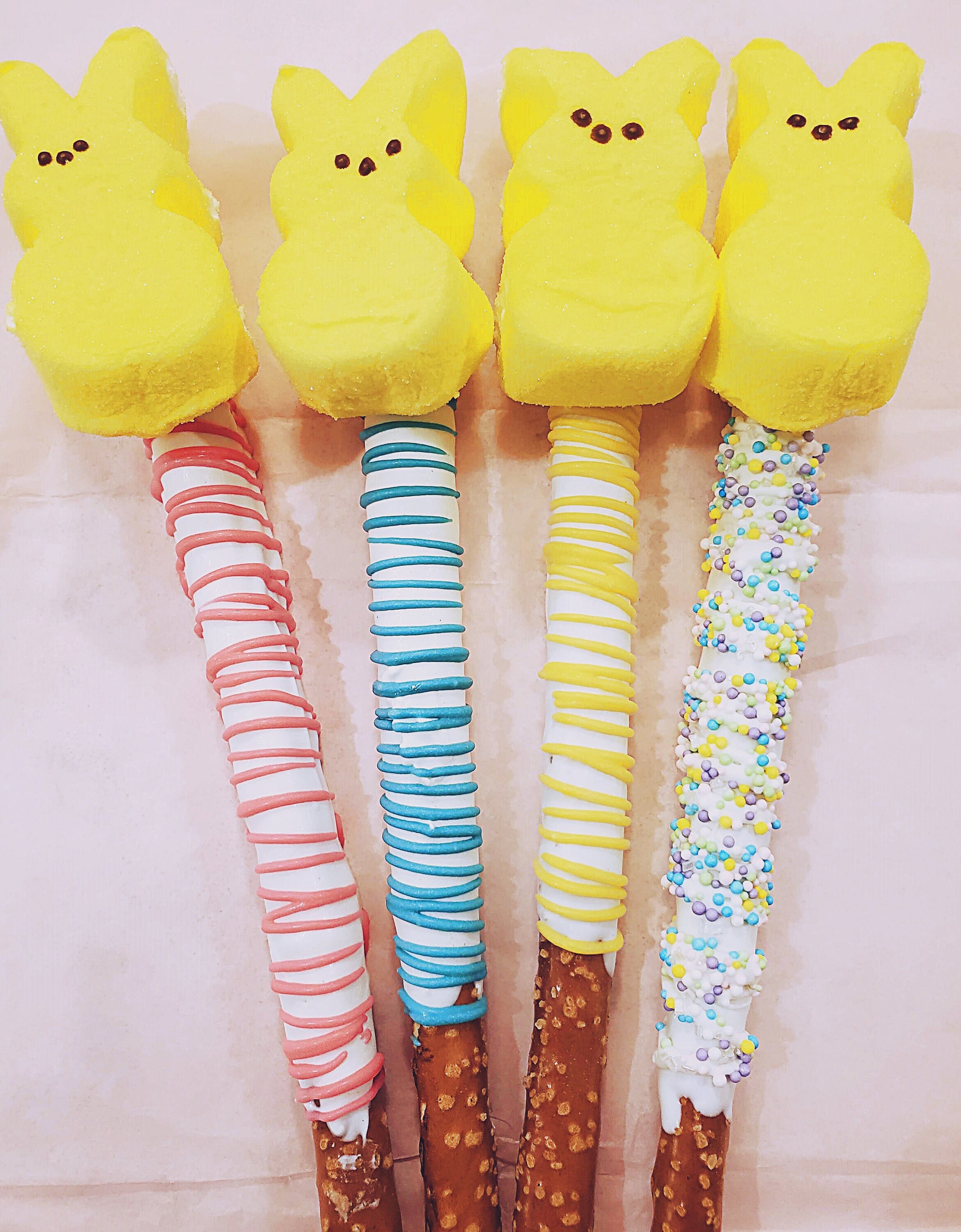 Chocolate Covered Pretzel Rods (dozen) for Easter Spring Parties Party ...