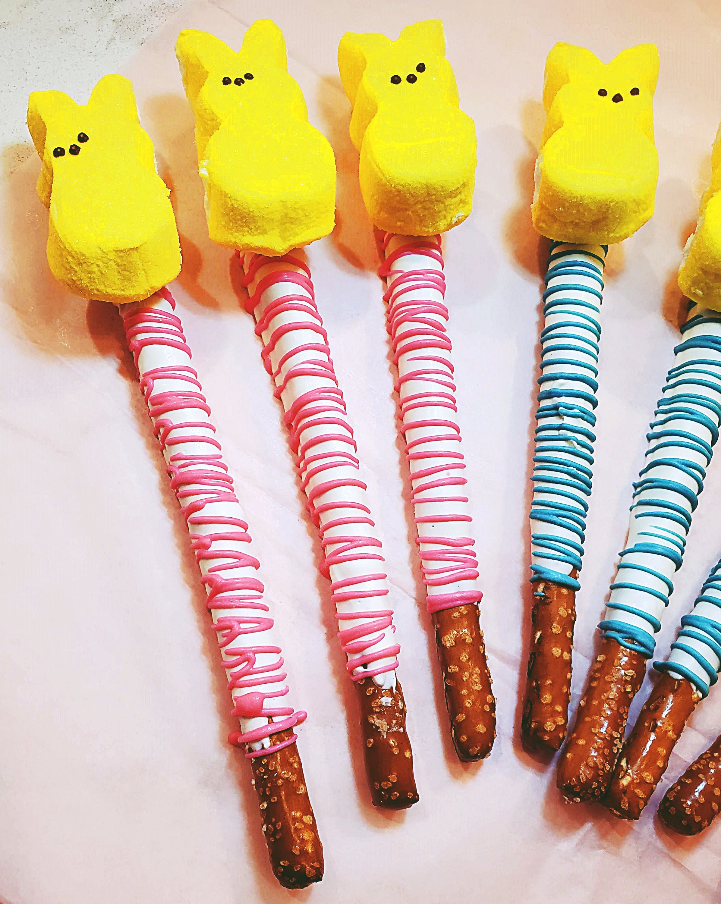 Chocolate Covered Pretzel Rods (dozen) for Easter Spring Parties Party ...