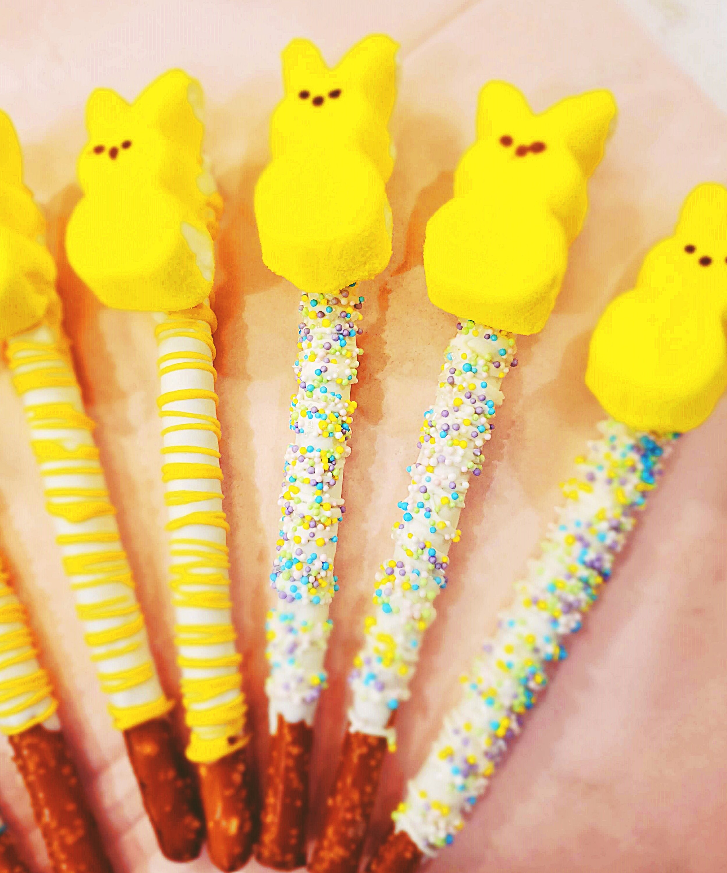 Chocolate Covered Pretzel Rods (dozen) for Easter Spring Parties Party ...