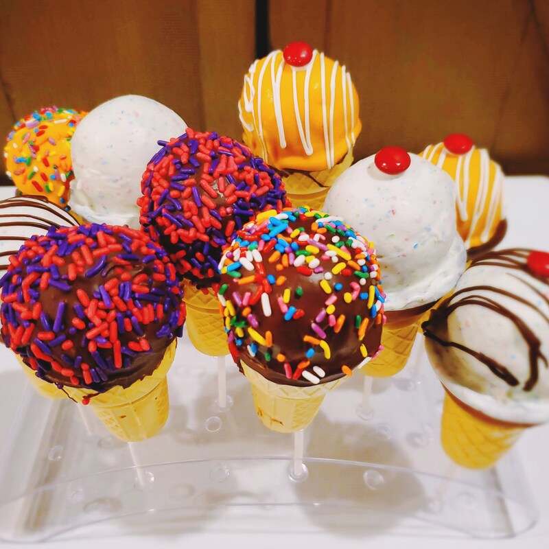 Ice Cream Cone Cake Pops - Etsy