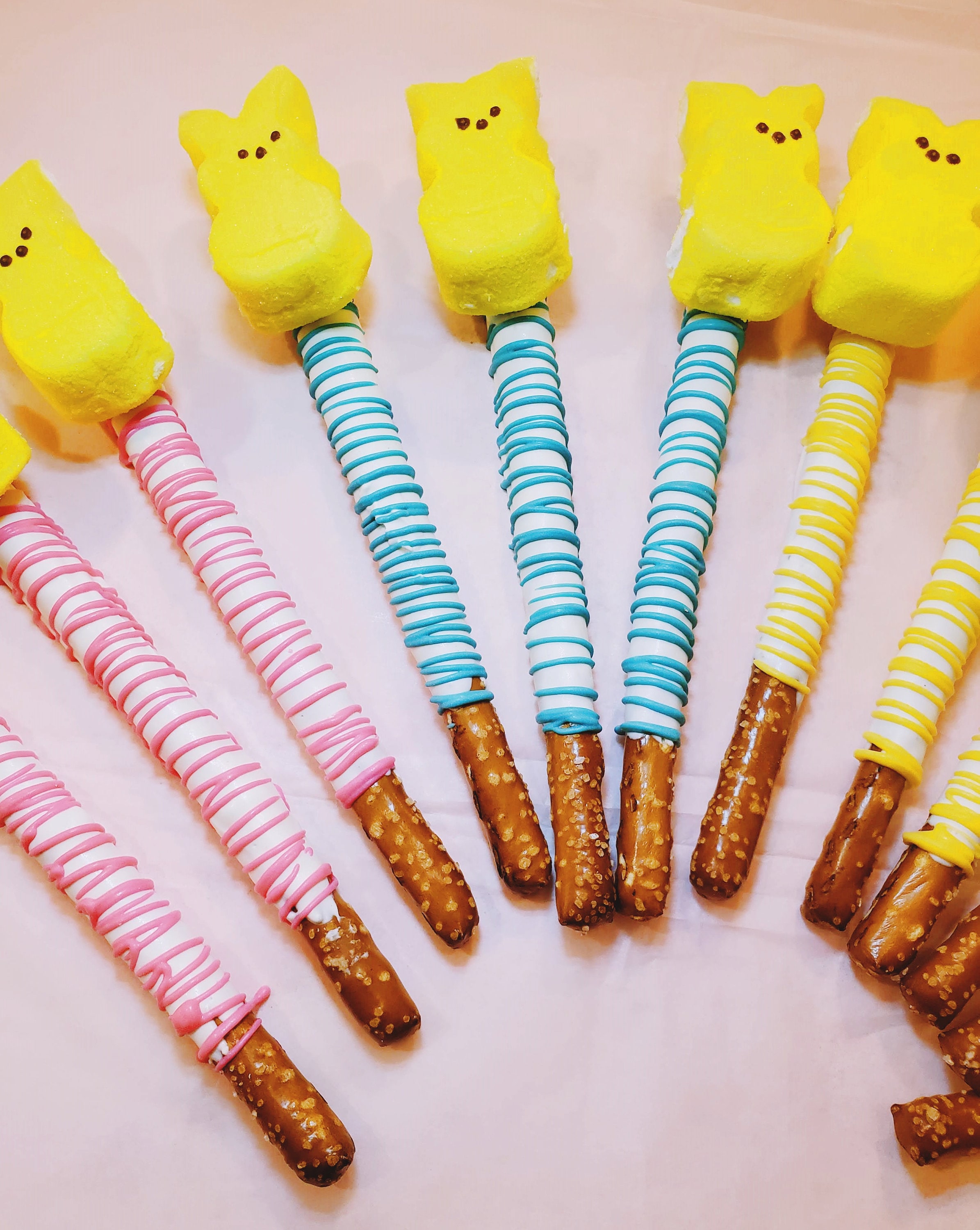 Chocolate Covered Pretzel Rods (dozen) for Easter Spring Parties Party ...
