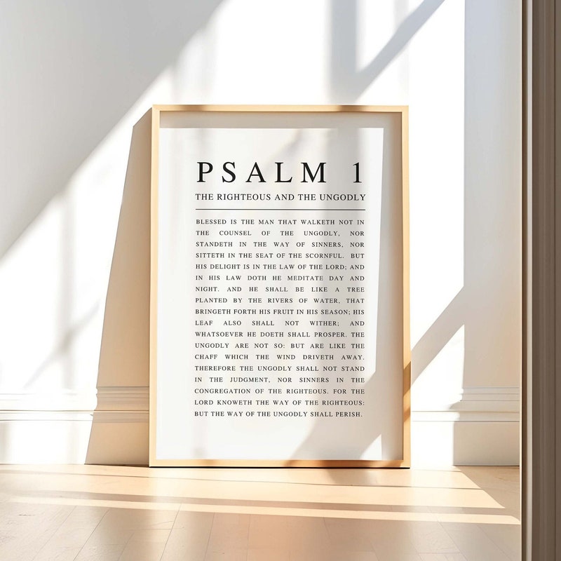 Psalm 1 - Etsy