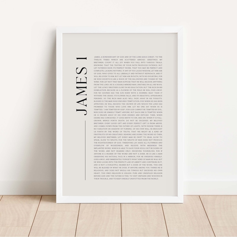 James 1 19 - Etsy