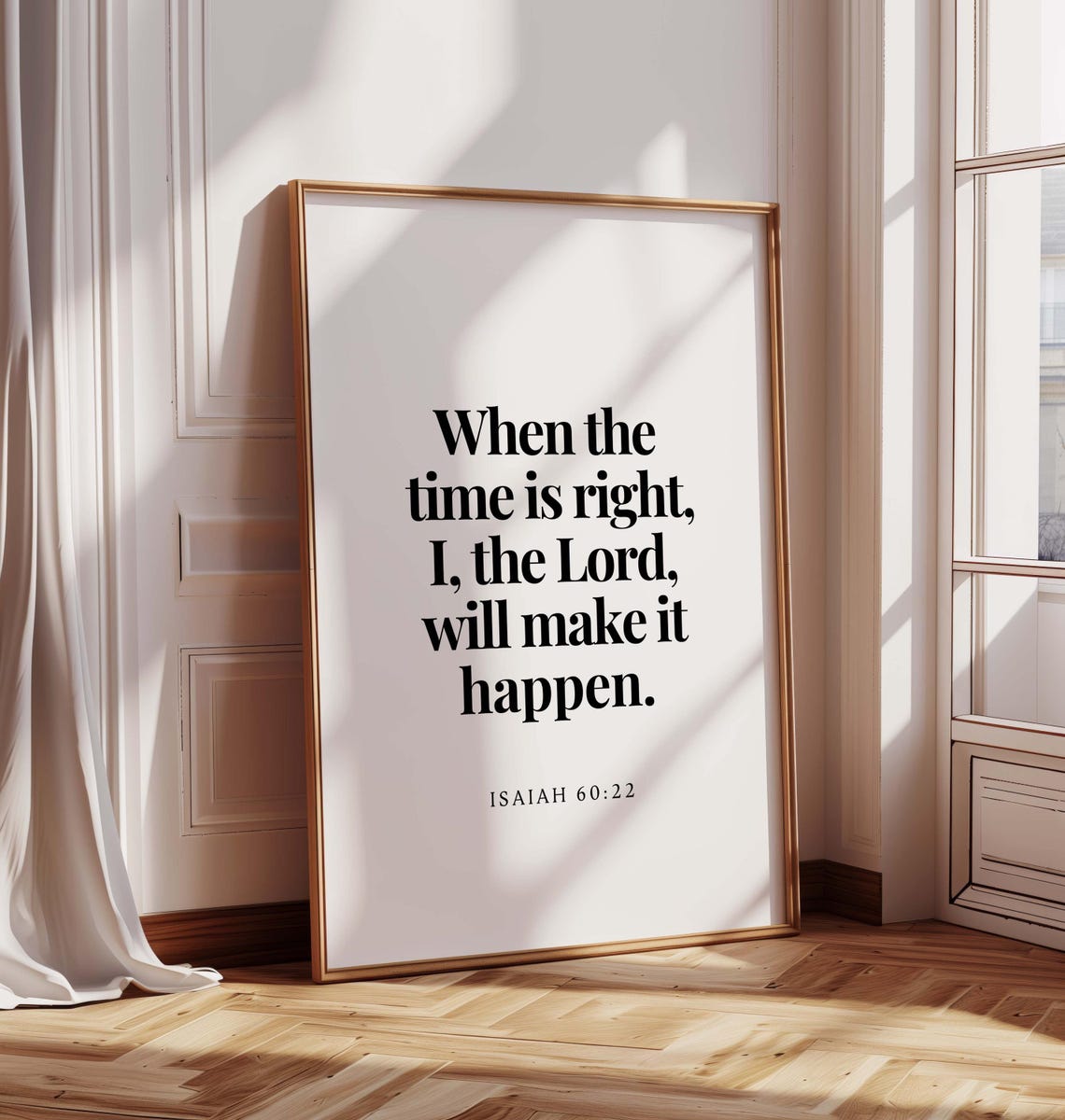 Isaiah 60:22 Bible Verse Print, Christian Wall Art (digital Download ...