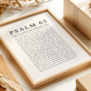Psalm 63 NIV Scripture Print: Christian Wall Art (digital Download) - Etsy