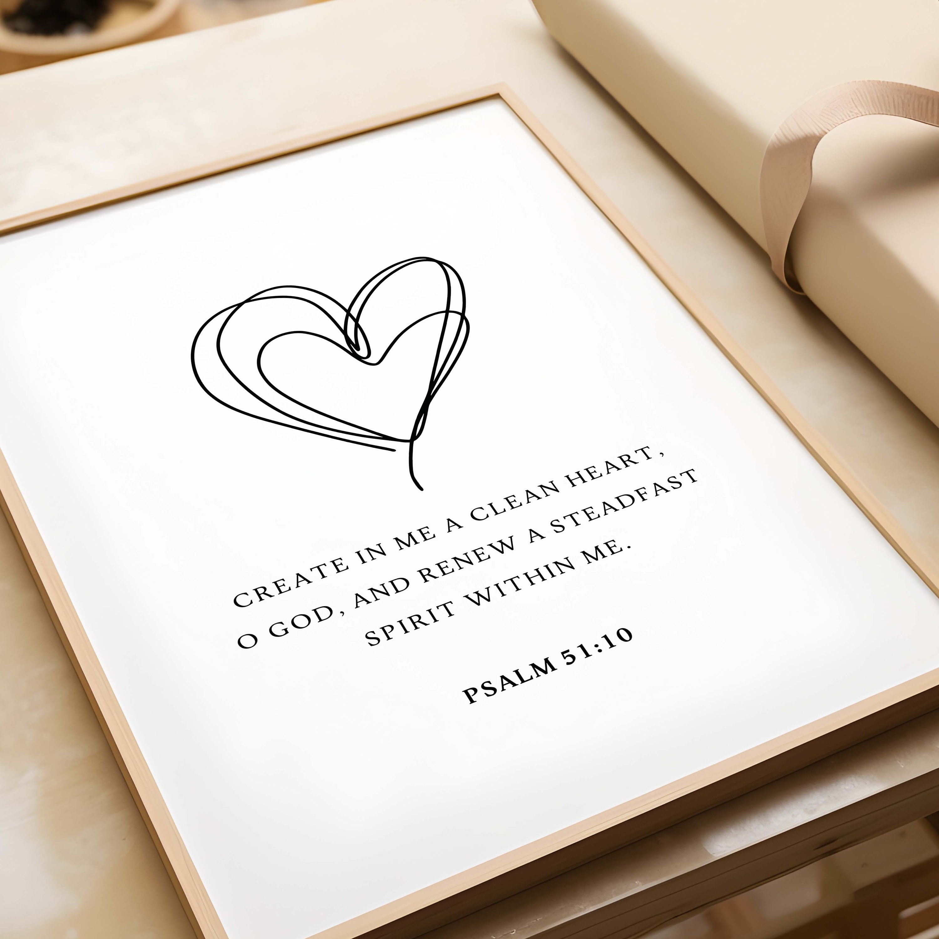Psalm 51:10 NKJV Create in Me a Clean Heart, Renew a Steadfast Spirit ...