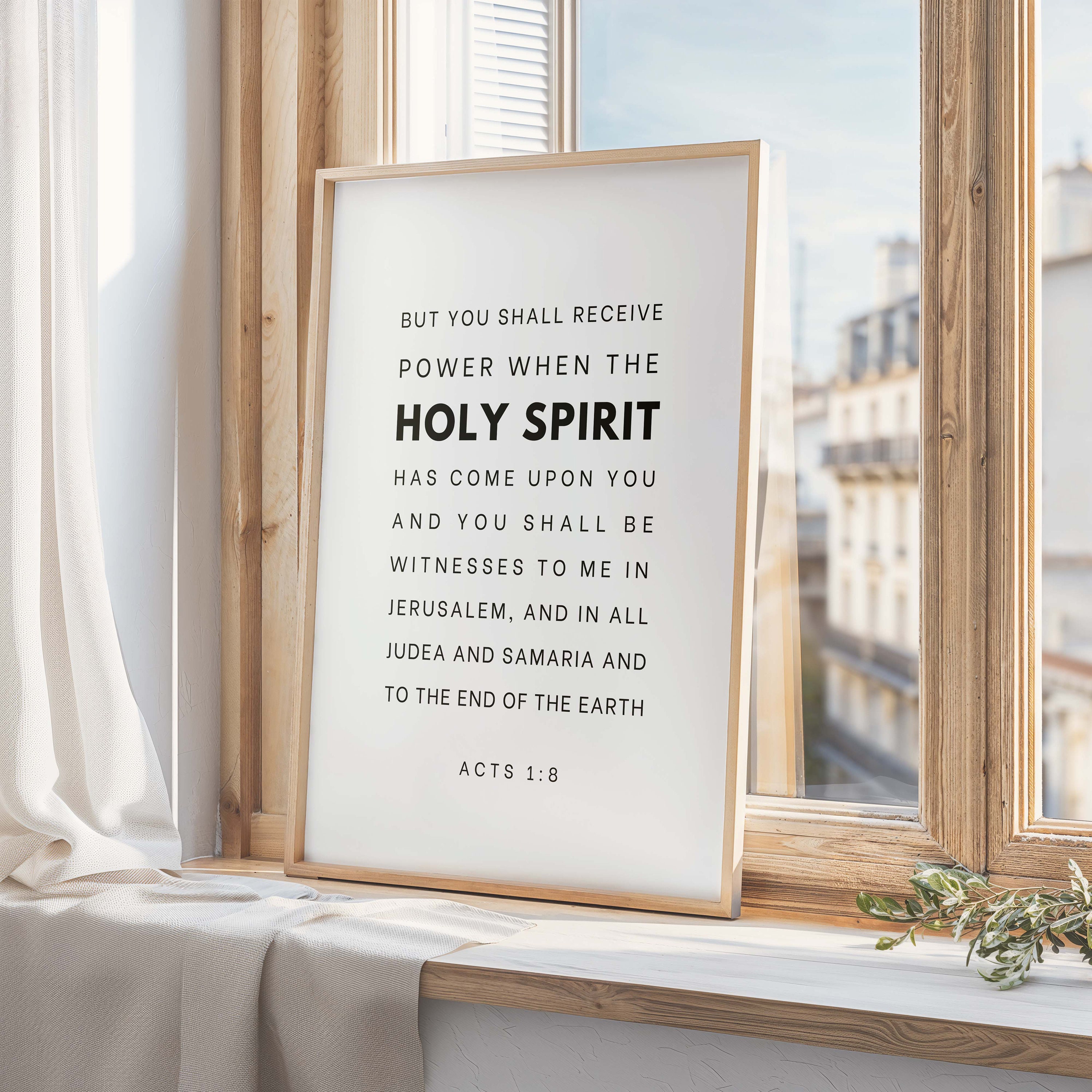 Acts 1:8 NKJV You Shall Receive Power When the Holy Spirit Has Come ...