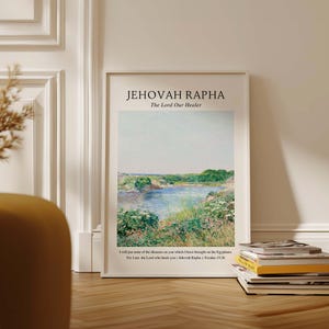 Jehovah Rapha Wall Art Printable, Names of God Decor, the Lord Our ...