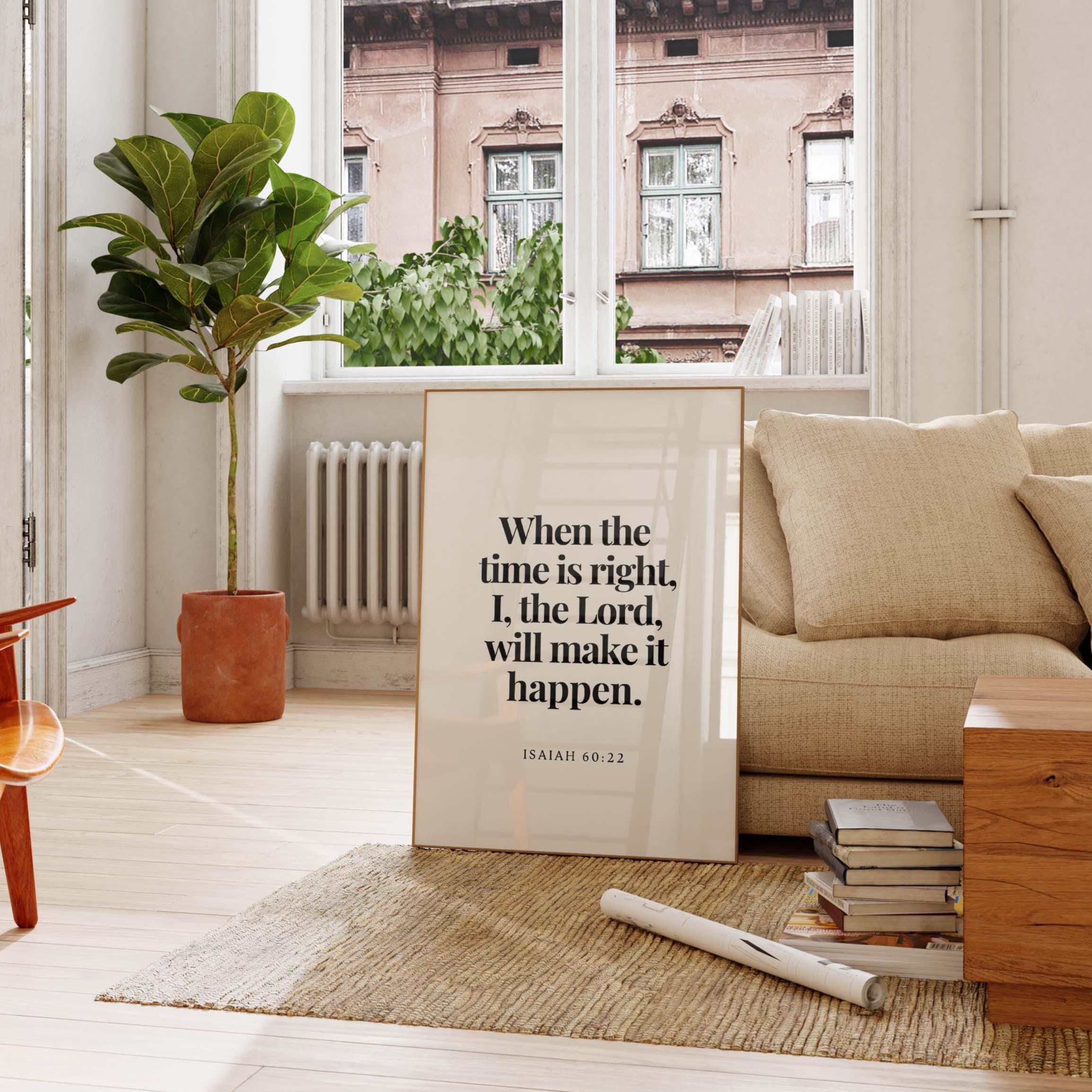 Isaiah 60:22 Bible Verse Print, Christian Wall Art (digital Download ...