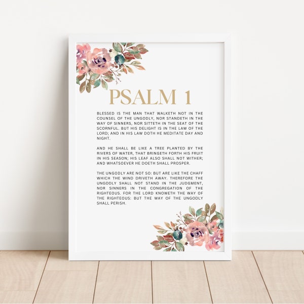 Psalm 1 - Etsy