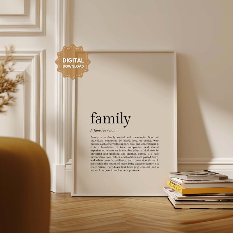 Family Definition - Etsy