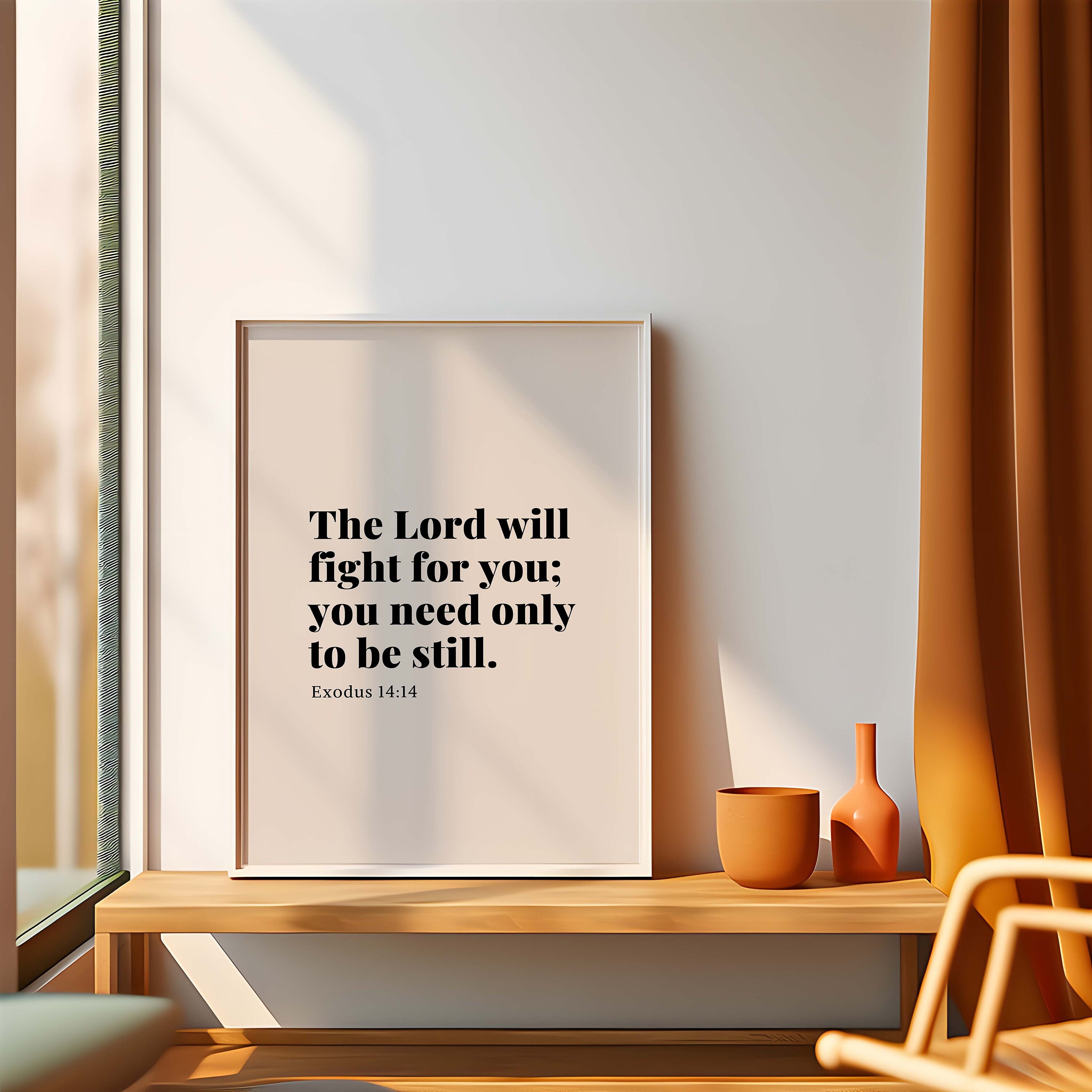 Exodus 14:14 NIV the Lord Will Fight for You You Need Only to Be Still ...