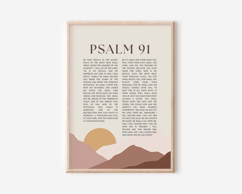 Psalm 91 NKJV He Who Dwells in the Secret Place of the Most High, Bible ...