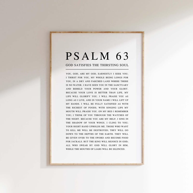 Psalm 63 - Etsy