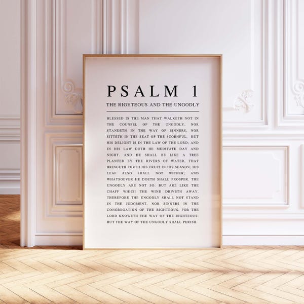 Psalm 1 - Etsy