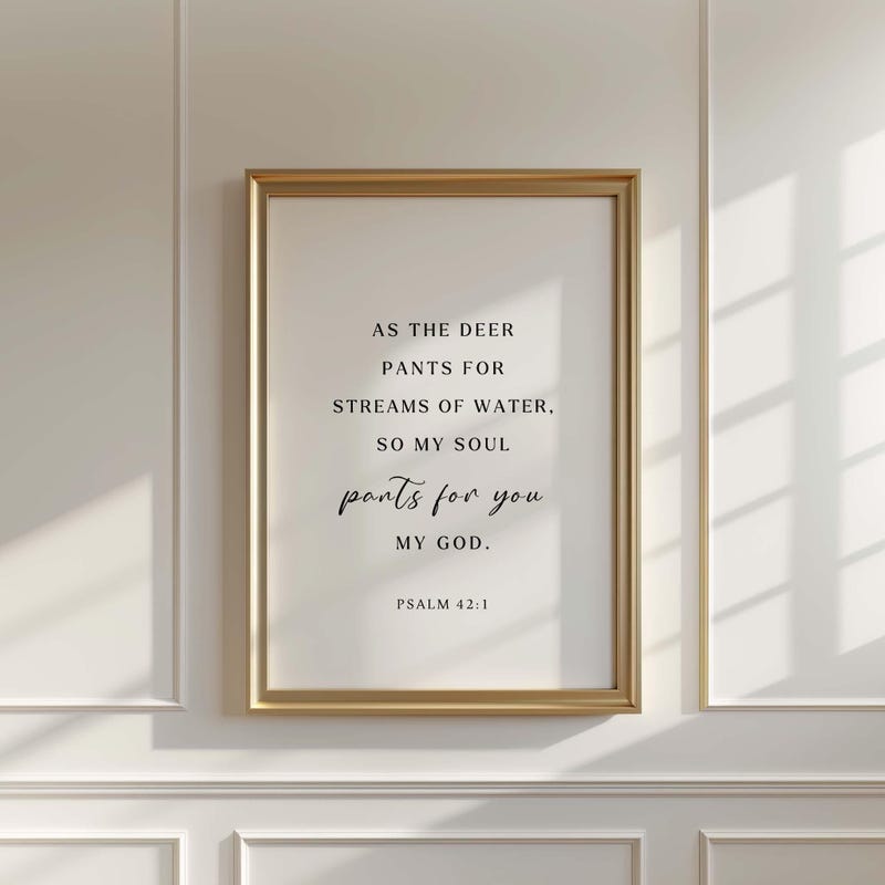 Psalm 42 1 - Etsy