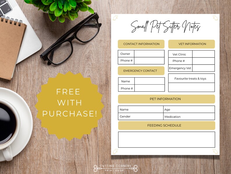 Printable Hamster Adoption Certificate, New Pet Keepsake, Dwarf Hamster ...