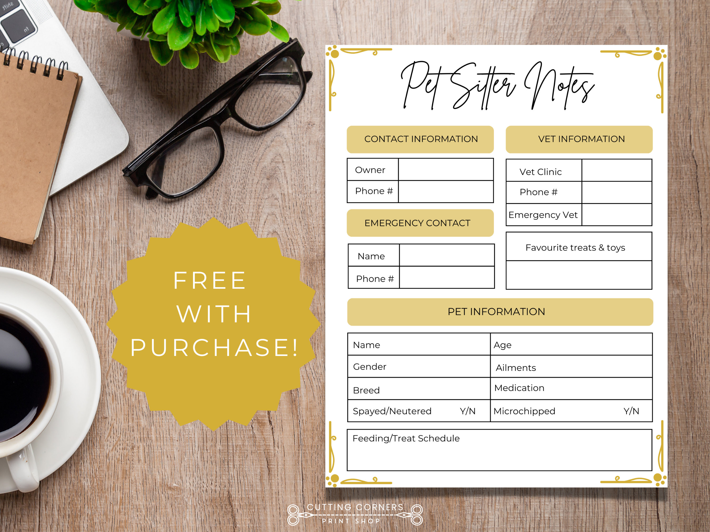 Printable Corgi Adoption Certificate, New Puppy Keepsake, Dog Puppy ...