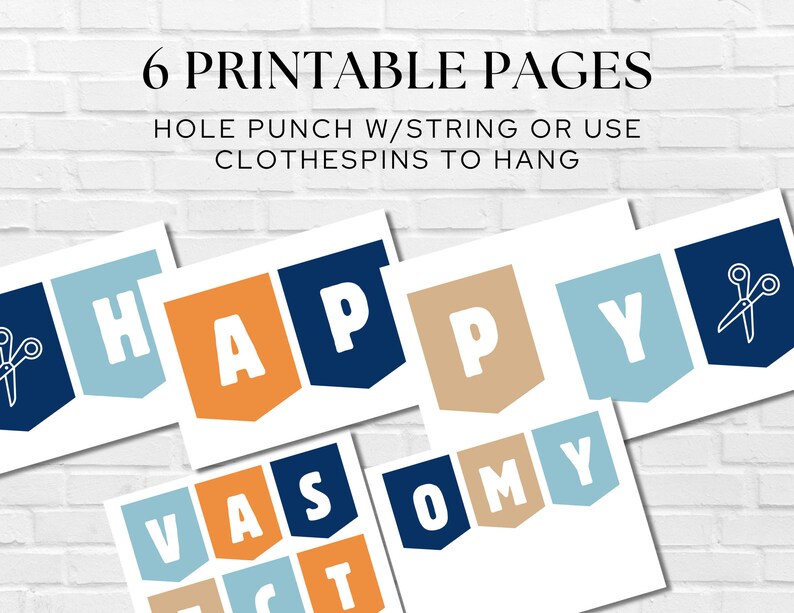 Printable Vasectomy Party Banner, Happy Vasectomy Decorations ...