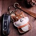 Leather Shiba Inu Keychain Luxury Dog Keychain for Designer Bag ...