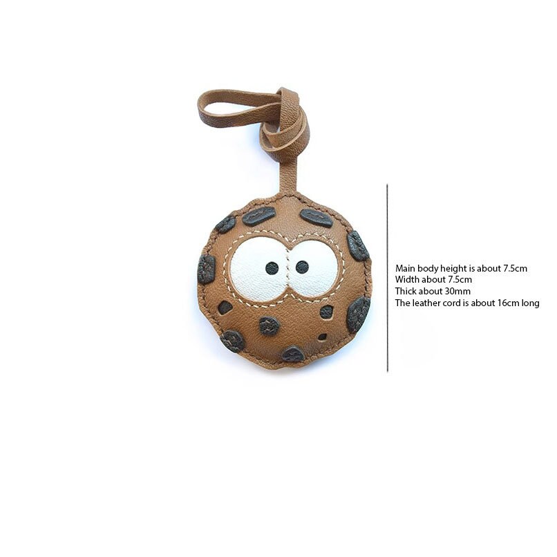 Luxury Leather Cookie Keychain Leather Cookie Keychain for Designer ...