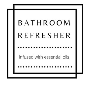 INSTANT DOWNLOAD Printable Bathroom Refresher Label DIY - Etsy